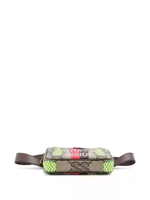 Gucci Zip Printed Gg Coated Canvas Belt Bag