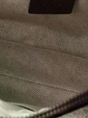 Gucci Zip Printed Gg Coated Canvas Belt Bag