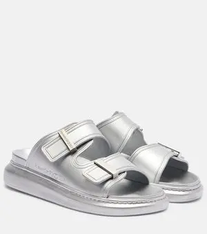 Alexander McQueen Hybrid Sandals - Silver