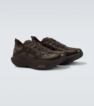 Hoka One One Mach X Caged Running Shoes - Brown