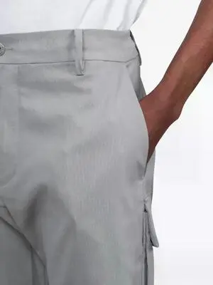 C.P. COMPANY Logo Patch Cargo Trousers - Grey