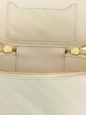Valentino Garavani Vlogo Grain-leather Mini Vanity Bag - Neutrals