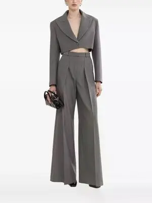 NISSA Sequined Cropped Blazer