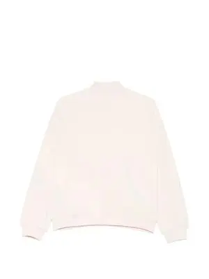 Liu Jo Zip-up Milano Stitch Sweater With Chain Detail