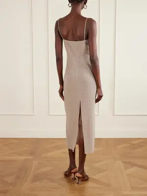 Magda Butrym Embellished Textured Midi Dress