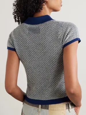 Guest In Residence Cashmere Piqué Polo Shirt