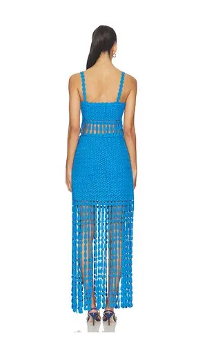 Saylor Crochet Maxi Skirt And Top Set