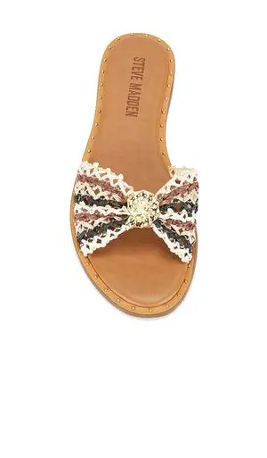 Steve Madden Dipsy Slip-on Raffia Sandal - Brown