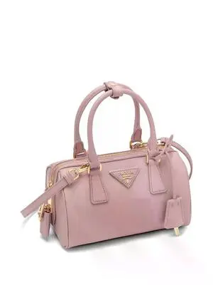 Prada Leather Tote Bag - Pink