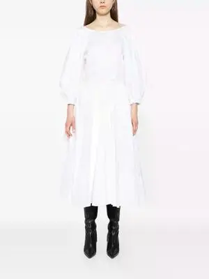 JIL SANDER Pleated Mid-length Skirt