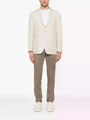PT TORINO Slim-cut Trousers - Brown