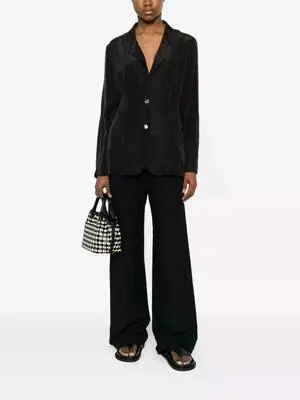 P.a.r.o.s.h Saxon Patch-pocket Blazer - Black