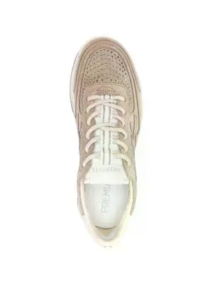Premiata Perforated Detail Lace-up Sneakers - Neutrals