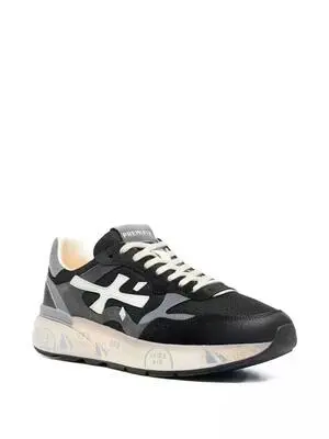 Premiata Mick Panelled Sneakers - Black