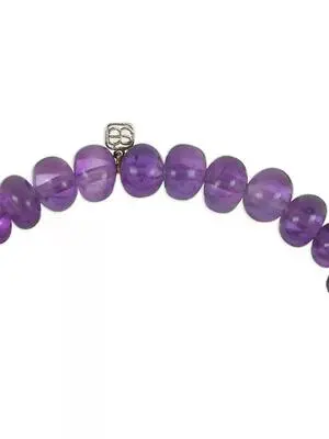 SYDNEY EVAN Evil Eye Amethyst And Diamond Bracelet
