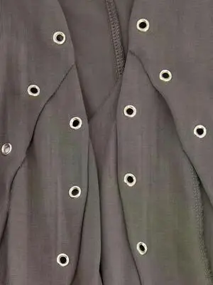 SRVC STUDIO Eyelet Detail V-neck Blouse