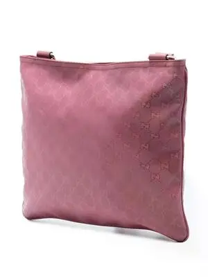 Gucci Gg Imprime Crossbody Bag - Pink
