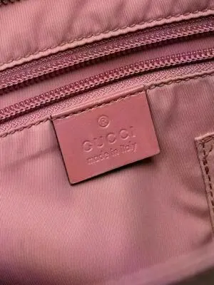 Gucci Gg Imprime Crossbody Bag - Pink