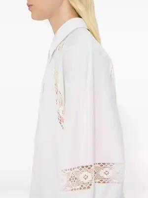 MSGM Lace Detail Mini Dress