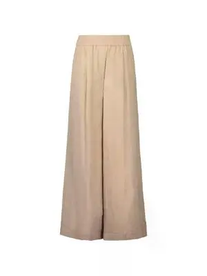 Brunello Cucinelli Elasticated Palazzo Pants - Neutrals