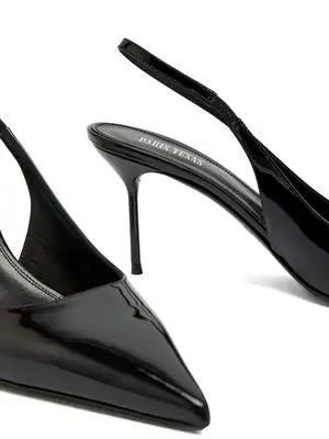 Paris Texas Lidia Slingback Pumps - Black