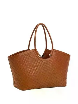 TWINSET Braided-handle Tote Bag