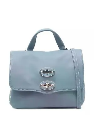 ZANELLATO Postina Top Handle Bag With Stud Embellishments - Blue
