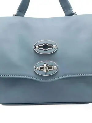 ZANELLATO Postina Top Handle Bag With Stud Embellishments - Blue