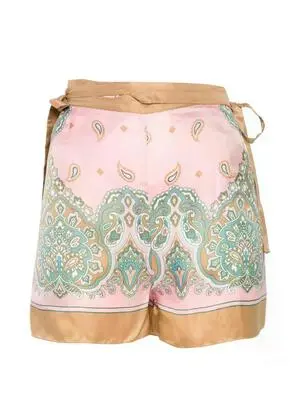 Pinko Paisley Print Tie-waist Pareo