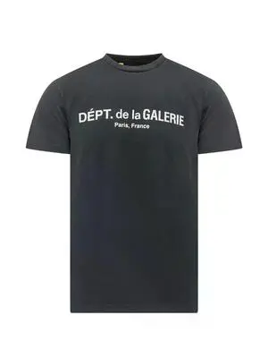 GALLERY DEPT. Lux Logo-print Cotton-jersey T-shirt - Black