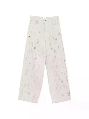 HAIKURE Bethany Bull Destroy Distressed Jeans - Grey