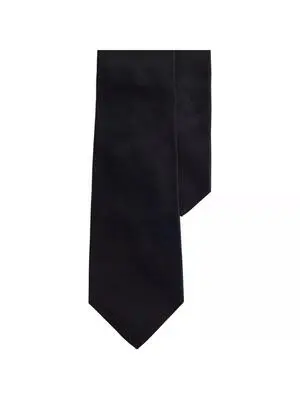 Ralph Lauren Purple Label Ralph Lauren Purple Label Logo Label Neck Tie Black