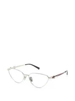 Gucci Cat Eye Eyeglasses - Silver