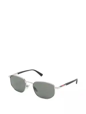 Gucci Geometric Frame Sunglasses - Silver