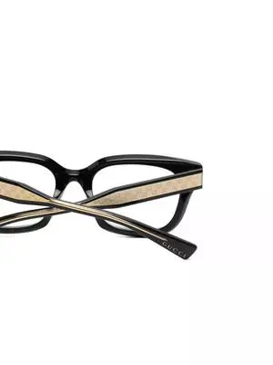 Gucci Square Frame Eyeglasses - Black