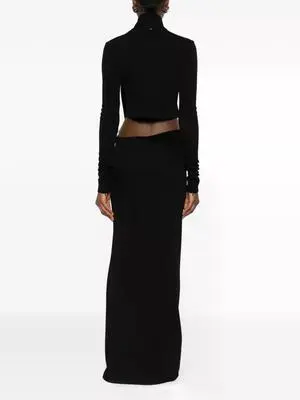 Sportmax Tie-detailed Maxi Dress