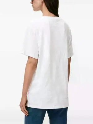Loewe Logo Print Crewneck T-shirt - White
