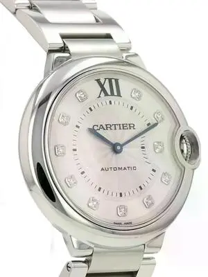 Cartier Ballon Bleu 36mm Watch With Diamond Dial