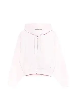 Alexander Wang Crystal Drawcord Hoodie
