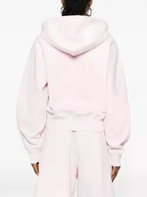 Alexander Wang Crystal Drawcord Hoodie