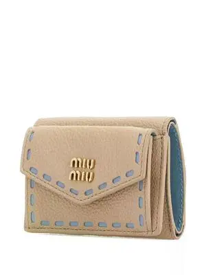 Miu Miu Sand Logo Wallet