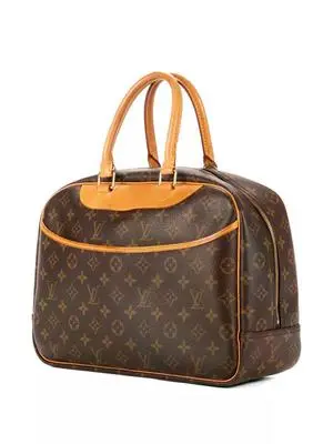 LOUIS VUITTON Deauville Top Handle Bag - Brown