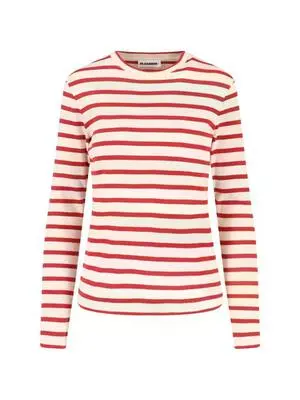 JIL SANDER Striped Long Sleeve T-Shirt