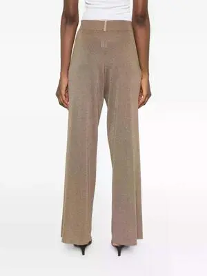 Fabiana Filippi And Gold-tone Wide Leg Knitted Pants
