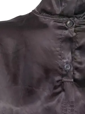 Rick Owens High Neck Button Blouse - Grey