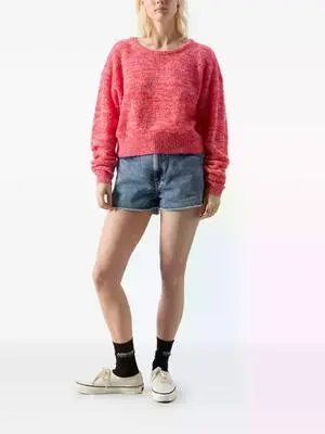 American Vintage Round Neck Wool Jumper - Red