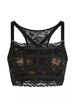 Marlies Dekkers Lace Padded Plunge Balcony Bra - Black
