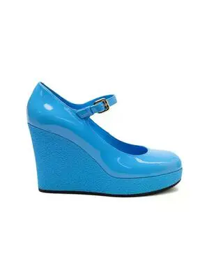 Hogan Platform Wedge Mary Janes