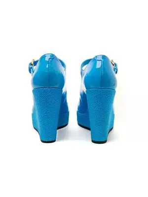 Hogan Platform Wedge Mary Janes