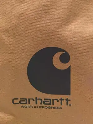 Carhartt Work In Progress Logo Tote Bag - Brown